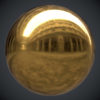 Scuffed Gold PBR Metal Material - Texture Download