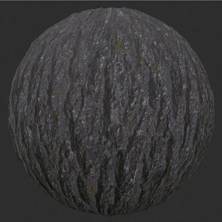 Oak Tree Bark PBR Material - Texture Download