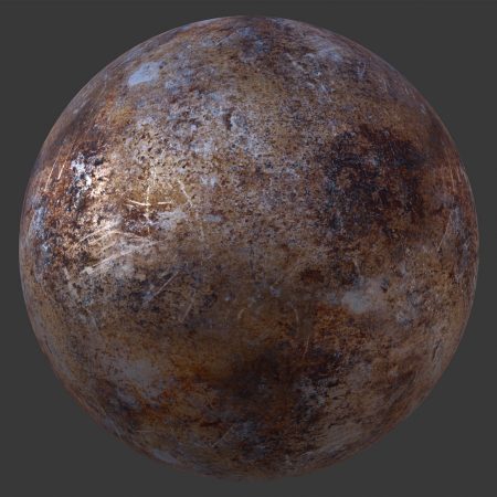 Rusted Iron PBR Metal Material - Texture Download