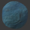 Worn Blue Burlap PBR Material - Texture Download
