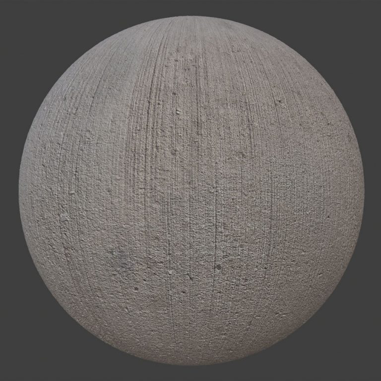 Flat Patchy Cement PBR Material - Texture Download