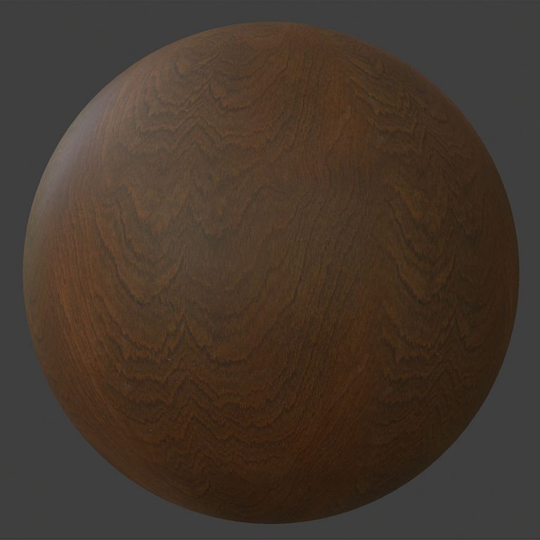 Oak Wood Bare PBR Material - Texture Download
