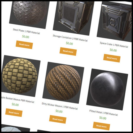 Full Blender PBR Texture Set Support - Free PBR Materials