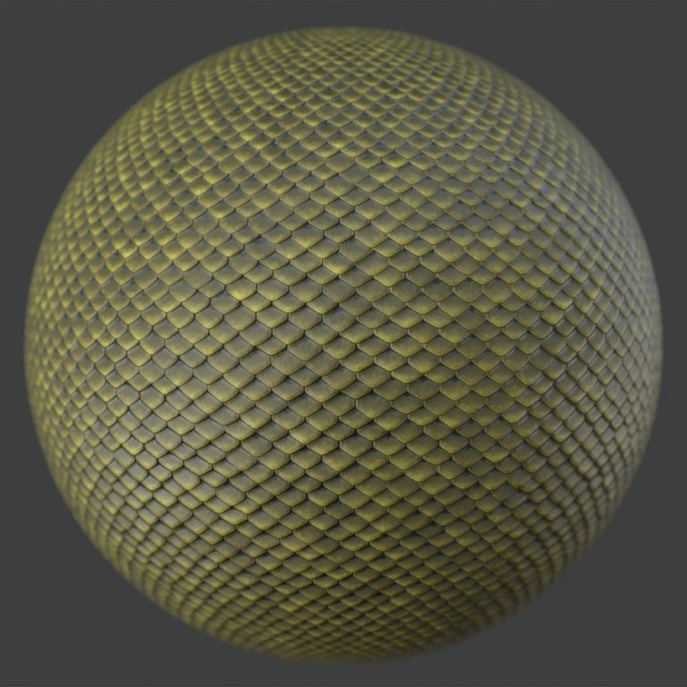 Dragon Scales PBR Material - Texture Download