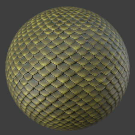 Dragon Scales PBR Material - Texture Download