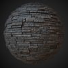 Stacked Stone Siding PBR Material - Texture Download