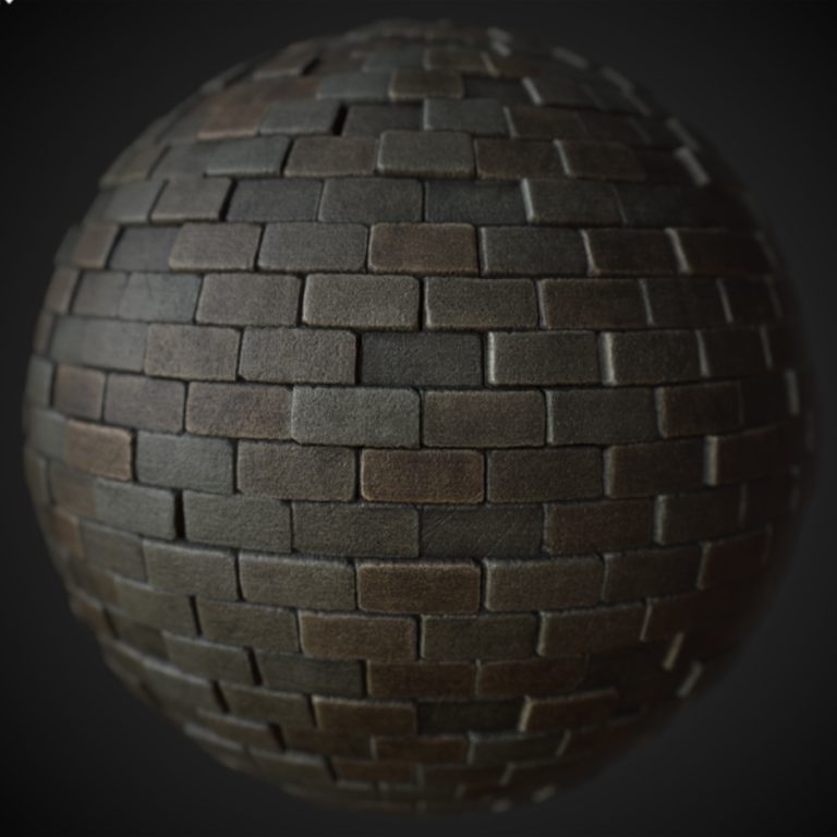Victorian Brick PBR Material - Texture Download